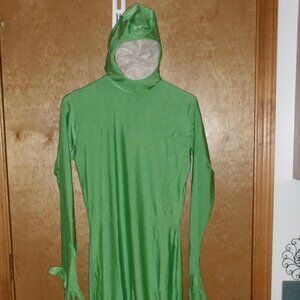 Holiday | 2nd Skin Alien Green Full Bodysuit Zentai Gimp Green Screen ...